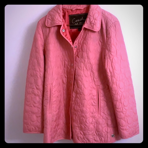 Coach | Jackets & Coats | Vintage Coach Pink Jacket | Poshmark
